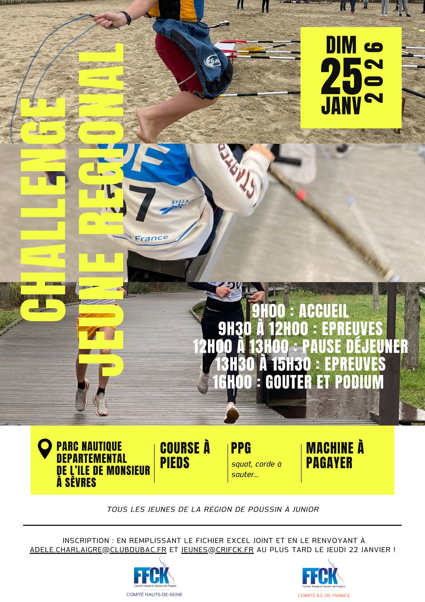CHALLENGES JEUNES | Challenge Avenir / Espoir le Dimanche 25 janvier ...